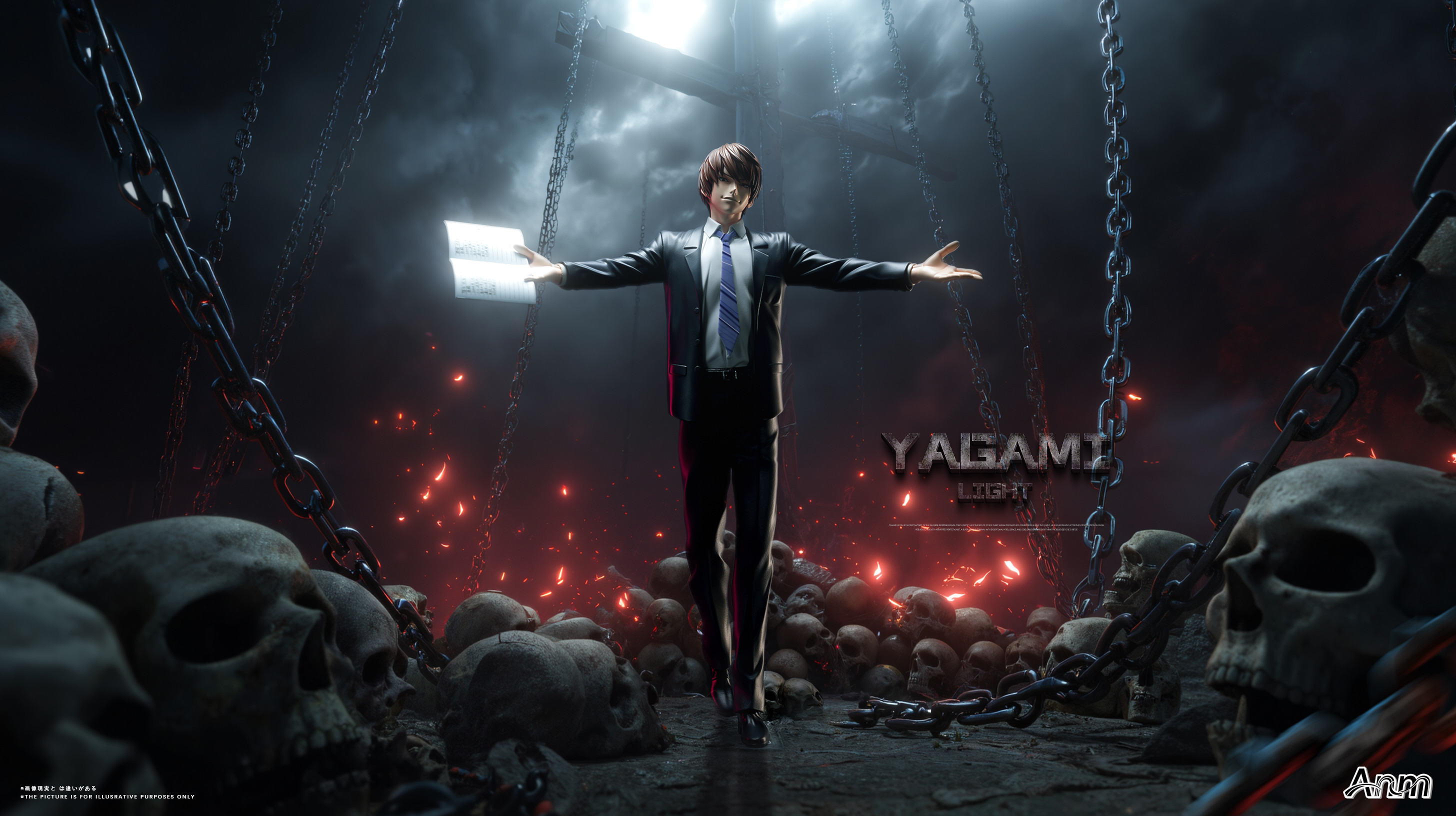 Anm Studio - Yagami Light - Death Note Resin Statue