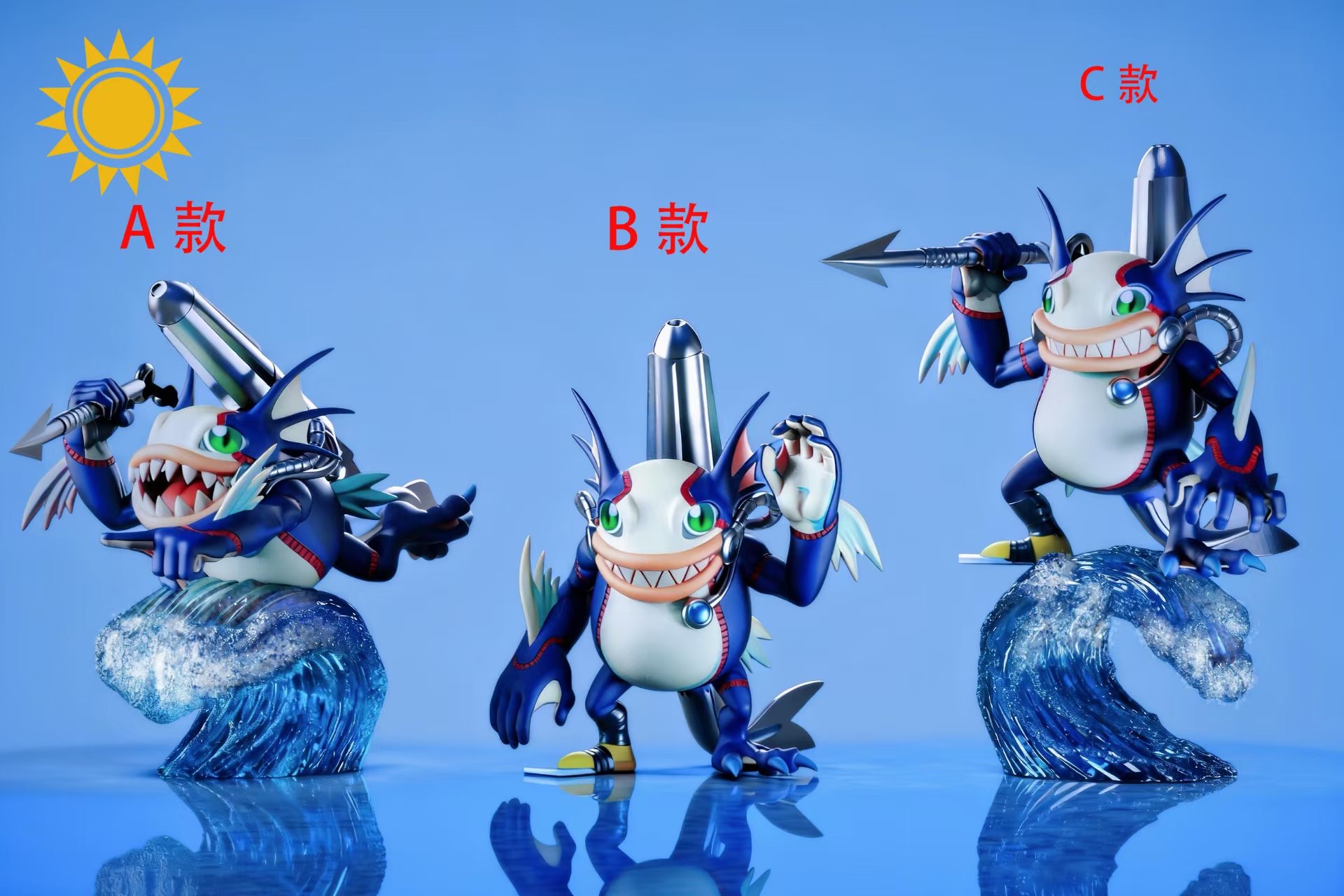 Sun Toys Studio - Hangyomon - Digimon Resin Statue