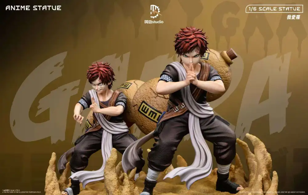 MD Studio - Gaara - Naruto Resin Statue