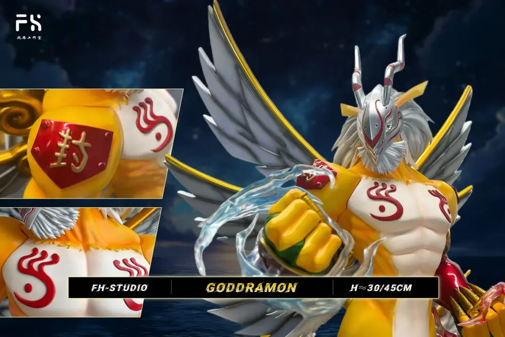 FH Studio - Goddramon - Digimon Resin Statue