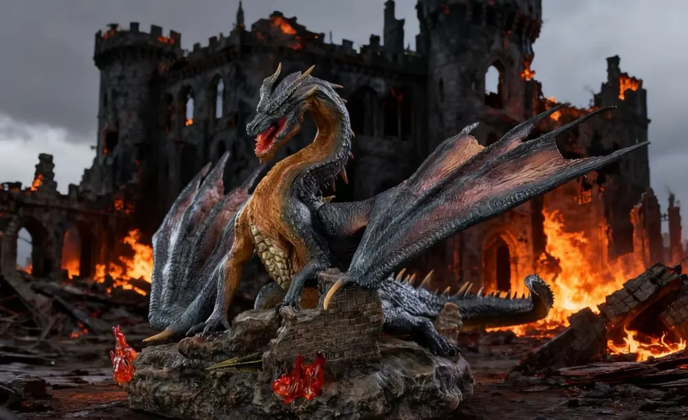 MH Studio - Black Dragon - Monster Hunter Resin Statue