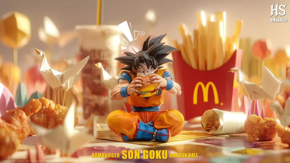 HS Studio - Hamburger Son Goku - Dragon Ball Resin Statue