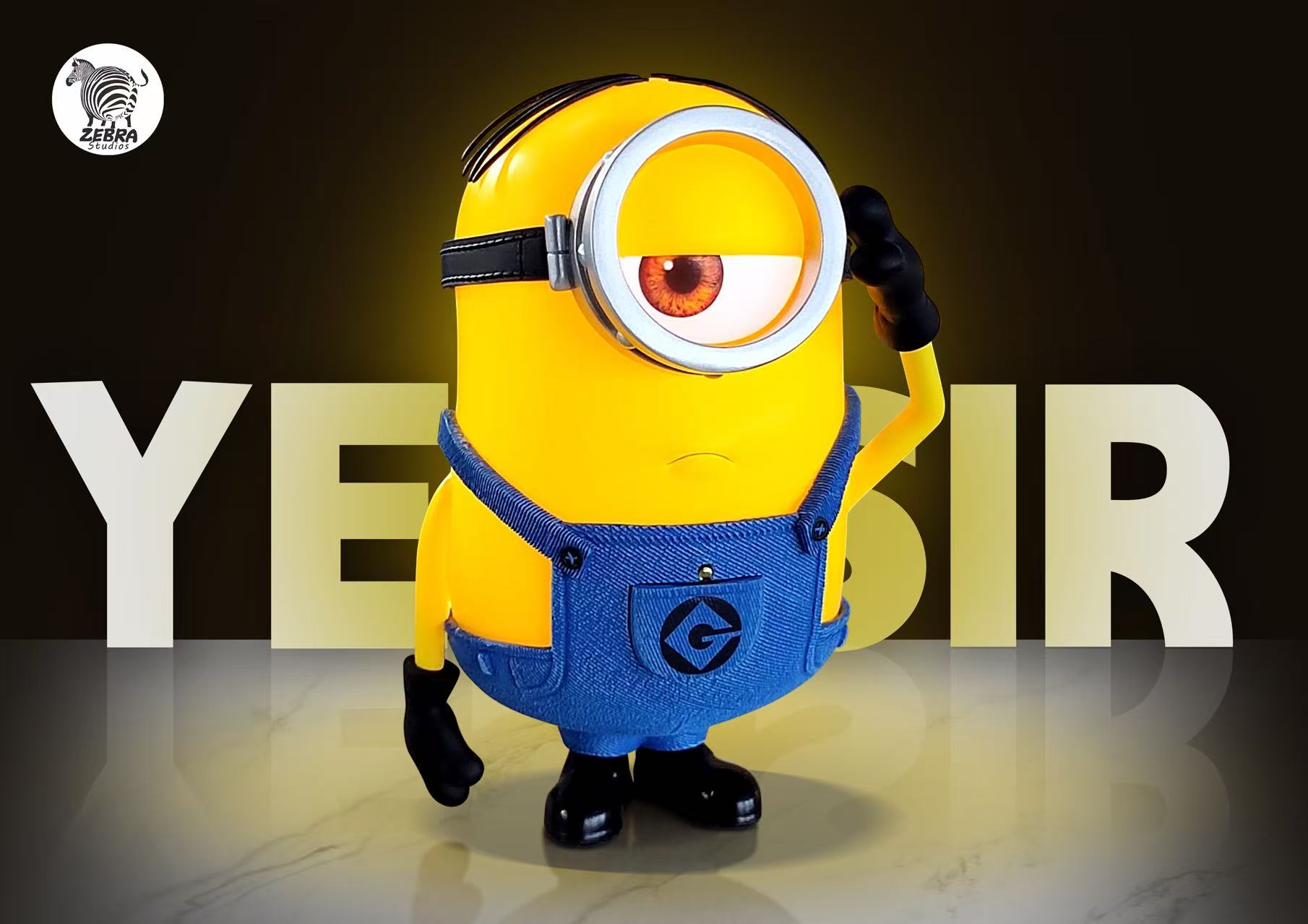 Zebra Studio - Minion Lamp - Minions Resin Statue