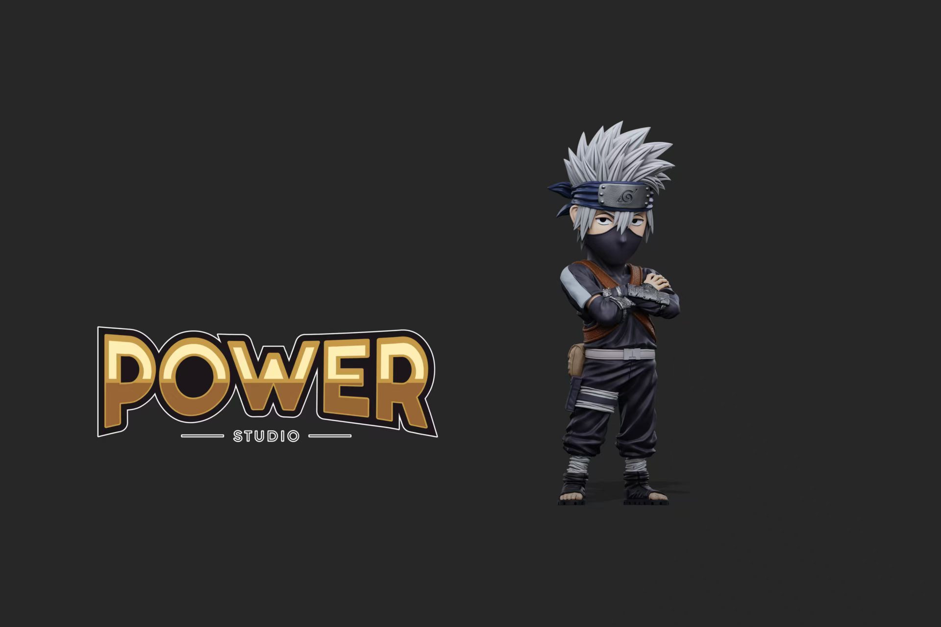 Power Studio - Kakashi Hatake - Naruto Resin Statue