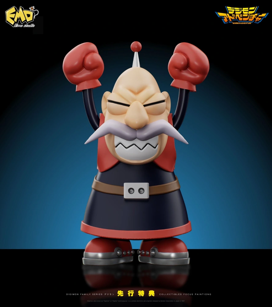 Emo Studio - Digimon Adventure Main Characters - Digimon Resin Statue