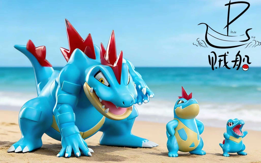 Pirate Ship Studio - Feraligatr Evolution - Pokemon Scale World