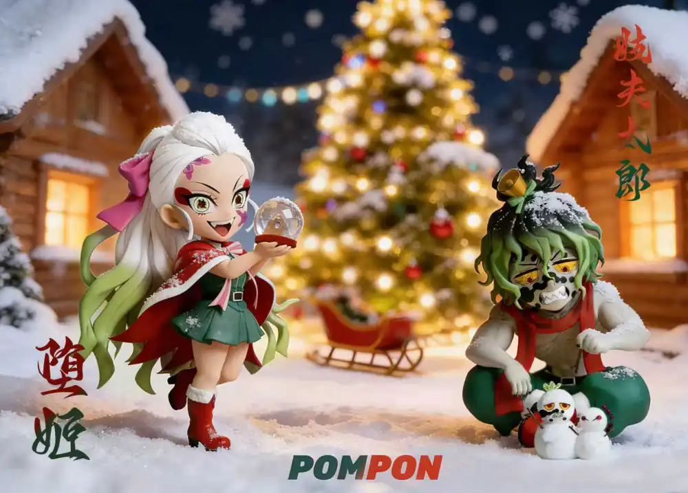 Pompon Studio - Daki x Gyutaro - Kimetsu No Yaiba Resin Statue