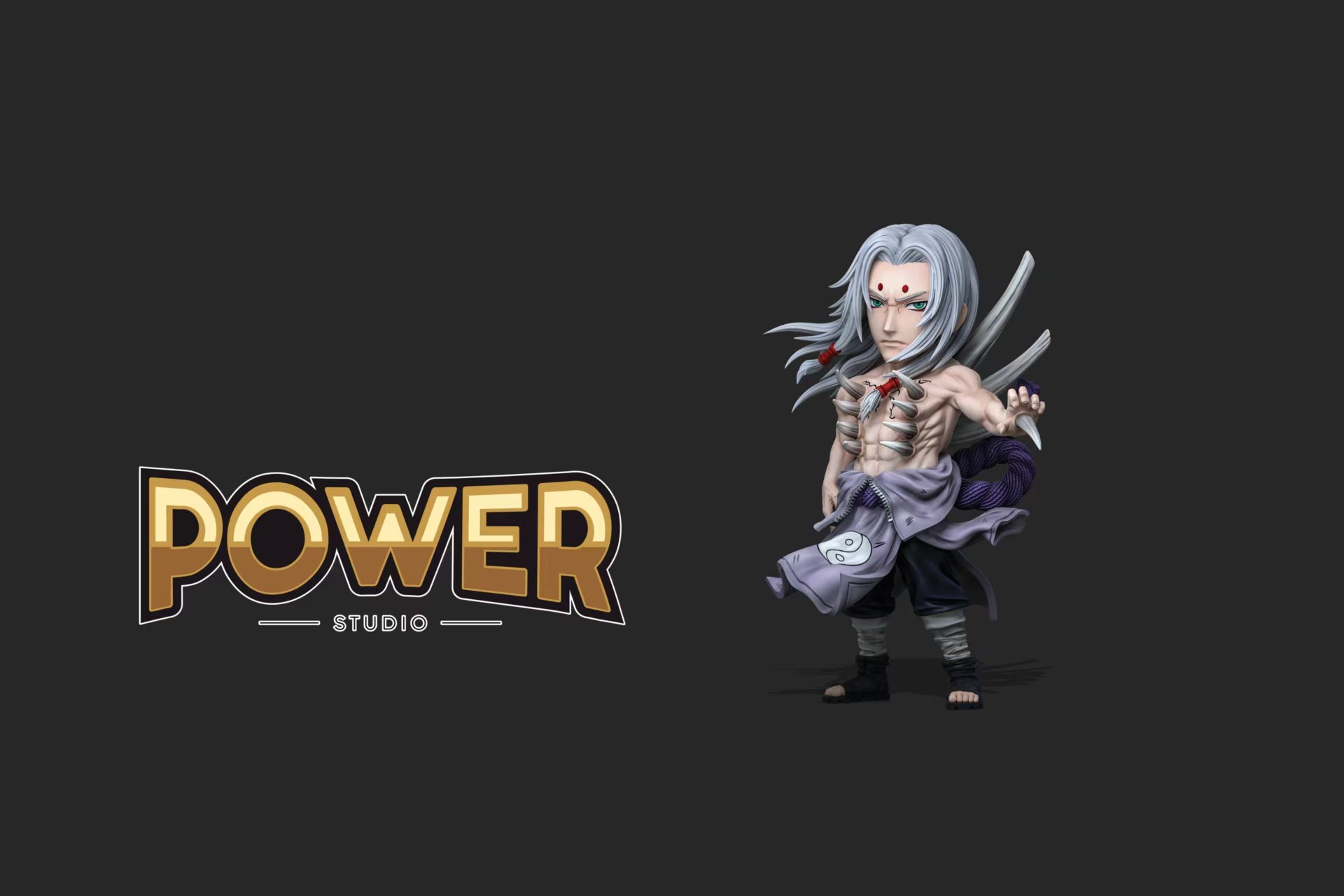 Power Studio - Kimimaro Kaguya - Naruto Resin Statue