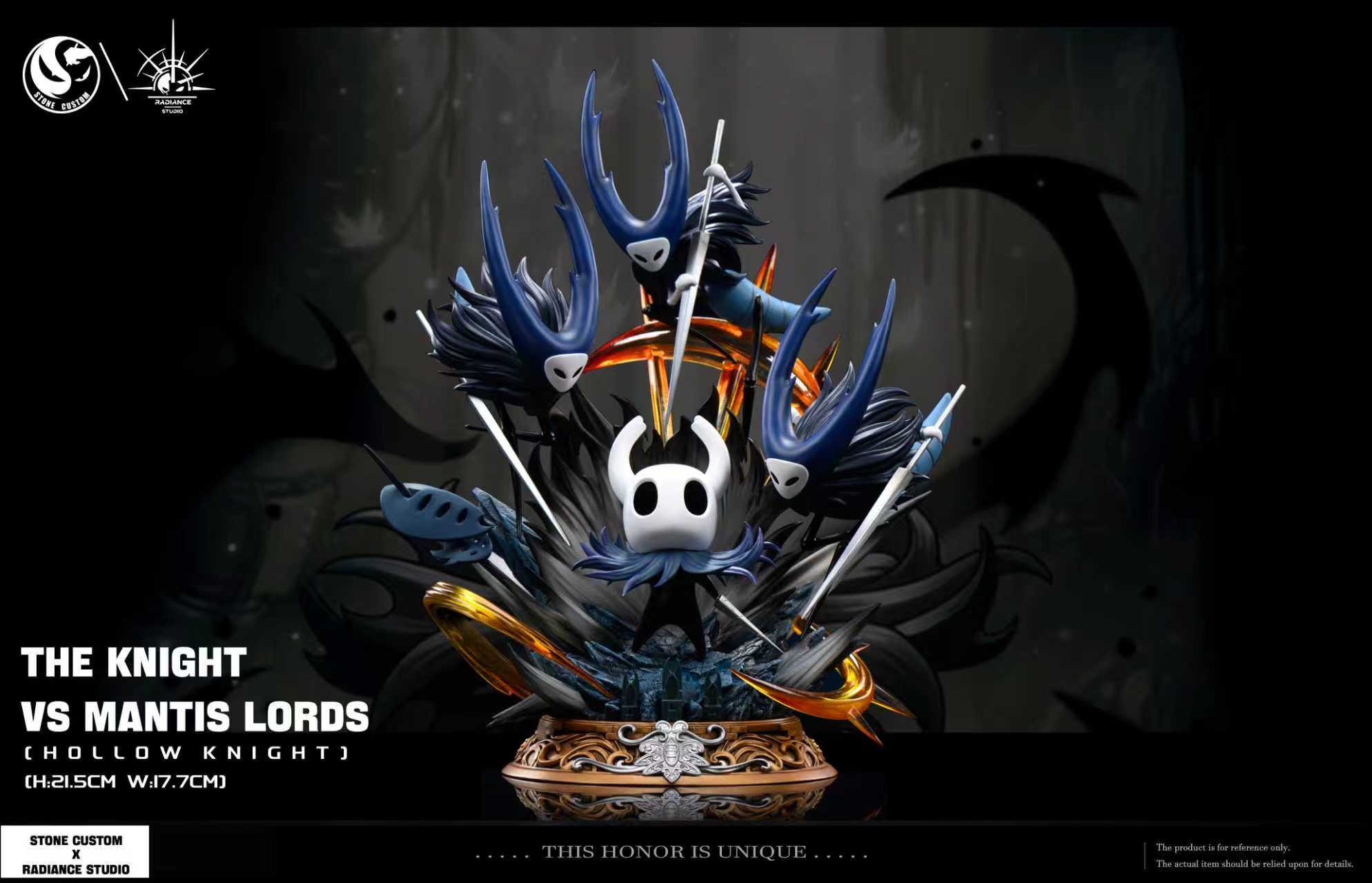 Stone Custom Studio - The Knight Vs Mantis Lords - Hollow Knight Resin ...