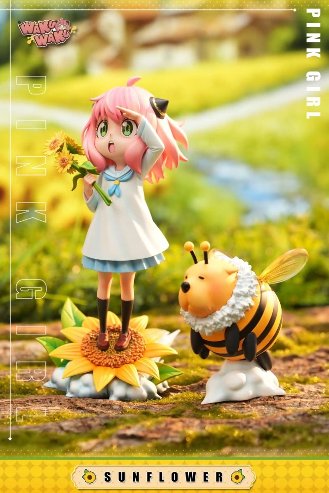 WakuWaku Studio - Anya Sunflower Girl - Spy x Family Resin Statue