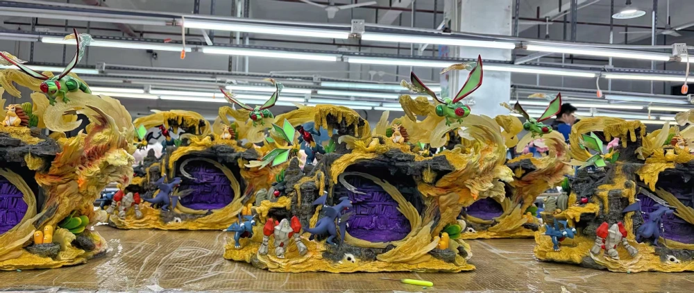 Genesis Studio - Pokemon Desert Scene - Pokemon Resin Statue
