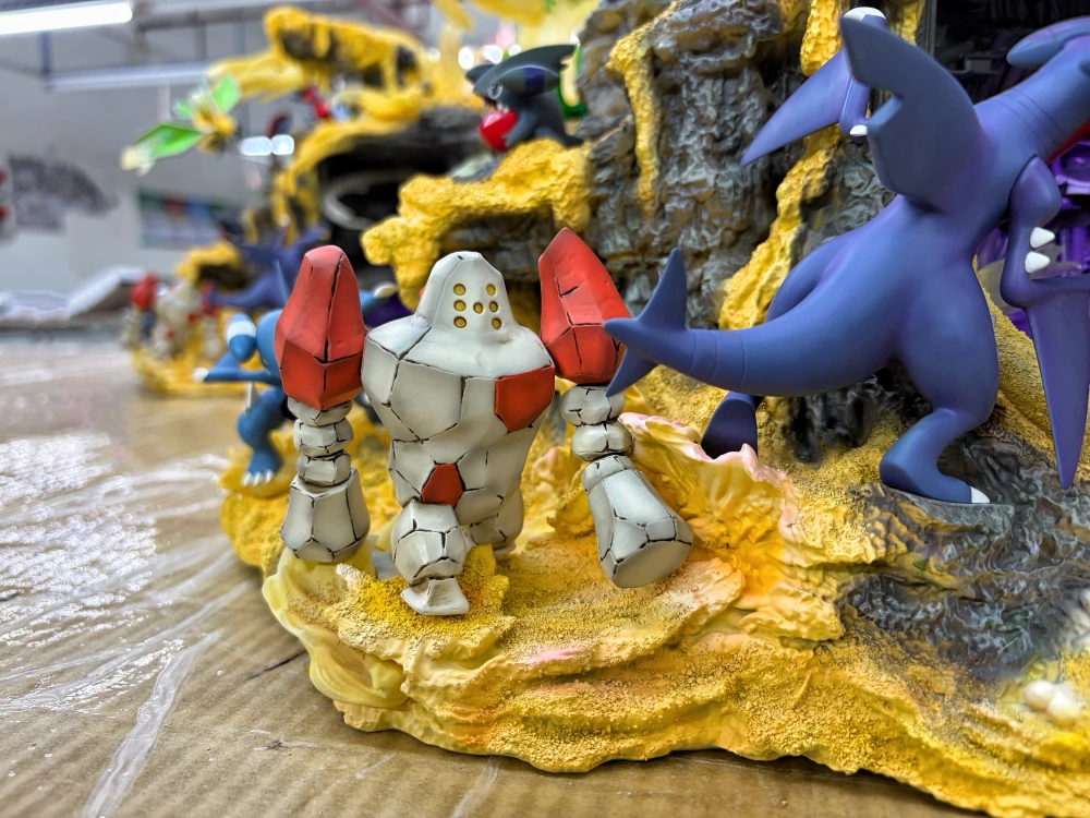 Genesis Studio - Pokemon Desert Scene - Pokemon Resin Statue