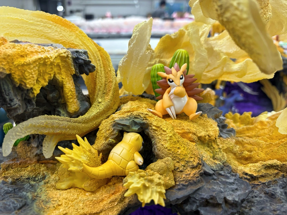 Genesis Studio - Pokemon Desert Scene - Pokemon Resin Statue