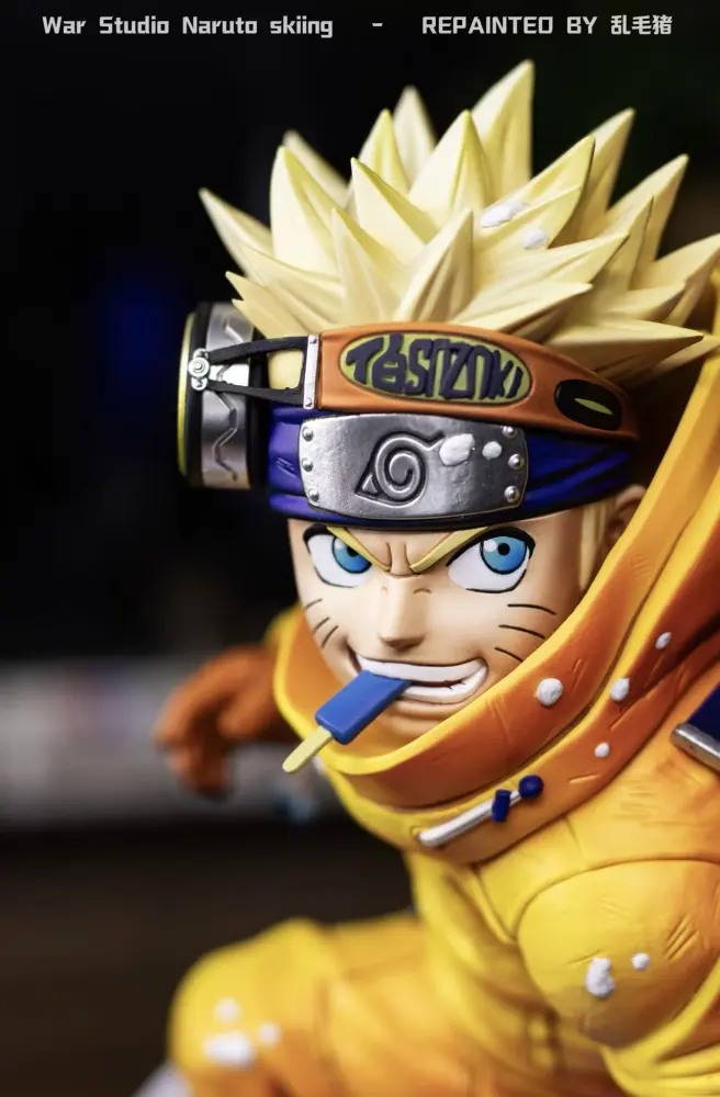 War Studio - Naruto Skiing - Naruto Resin Statue