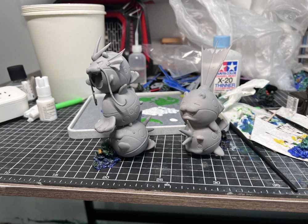 Spirit Dragon Studio - Spheal Cosplay Gyarados - Pokemon Resin Statue