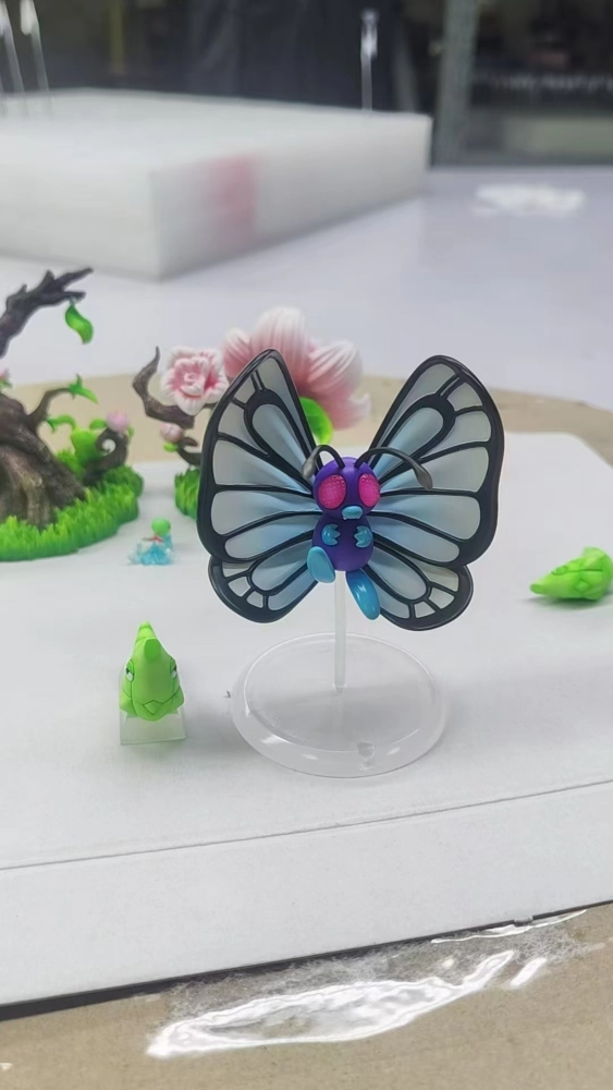Game Master Studio - Butterfree Evolution - Pokemon Resin Statue