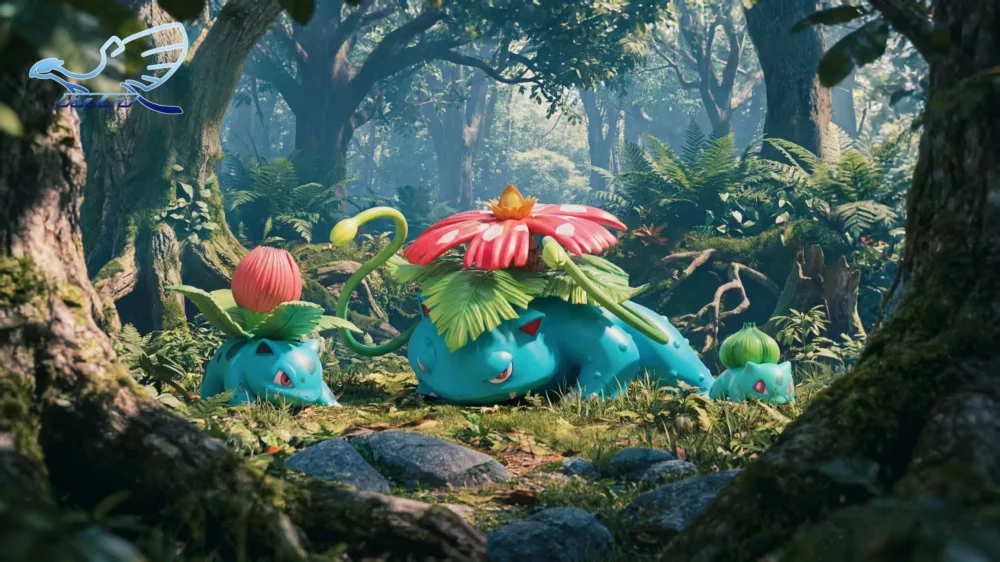 MN Studio - Venusaur Evolution - Pokemon Scale World