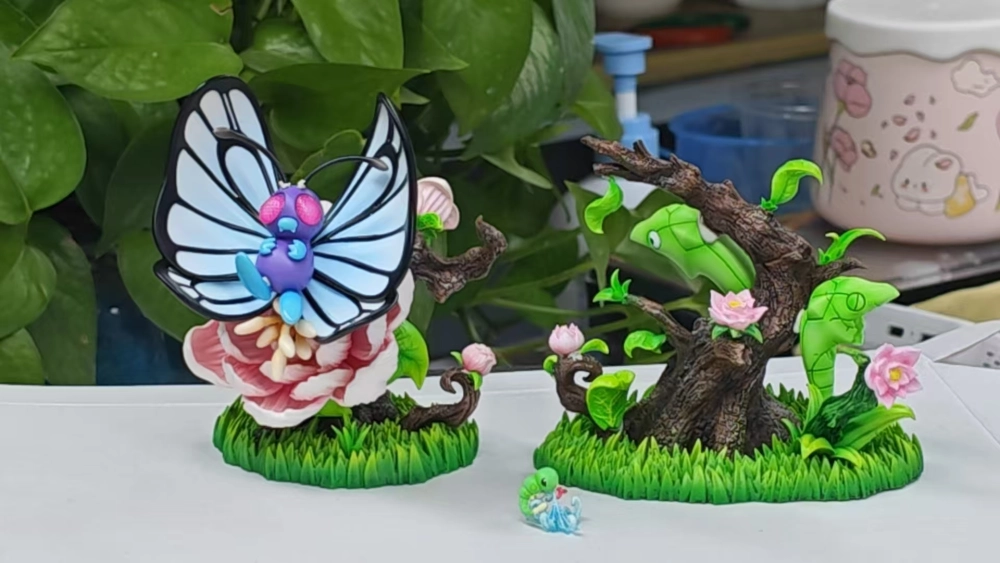 Game Master Studio - Butterfree Evolution - Pokemon Resin Statue