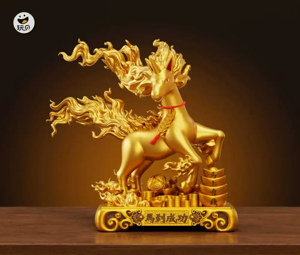 Play Shell Studio - Fortune Rapidash - Pokemon Resin Statue