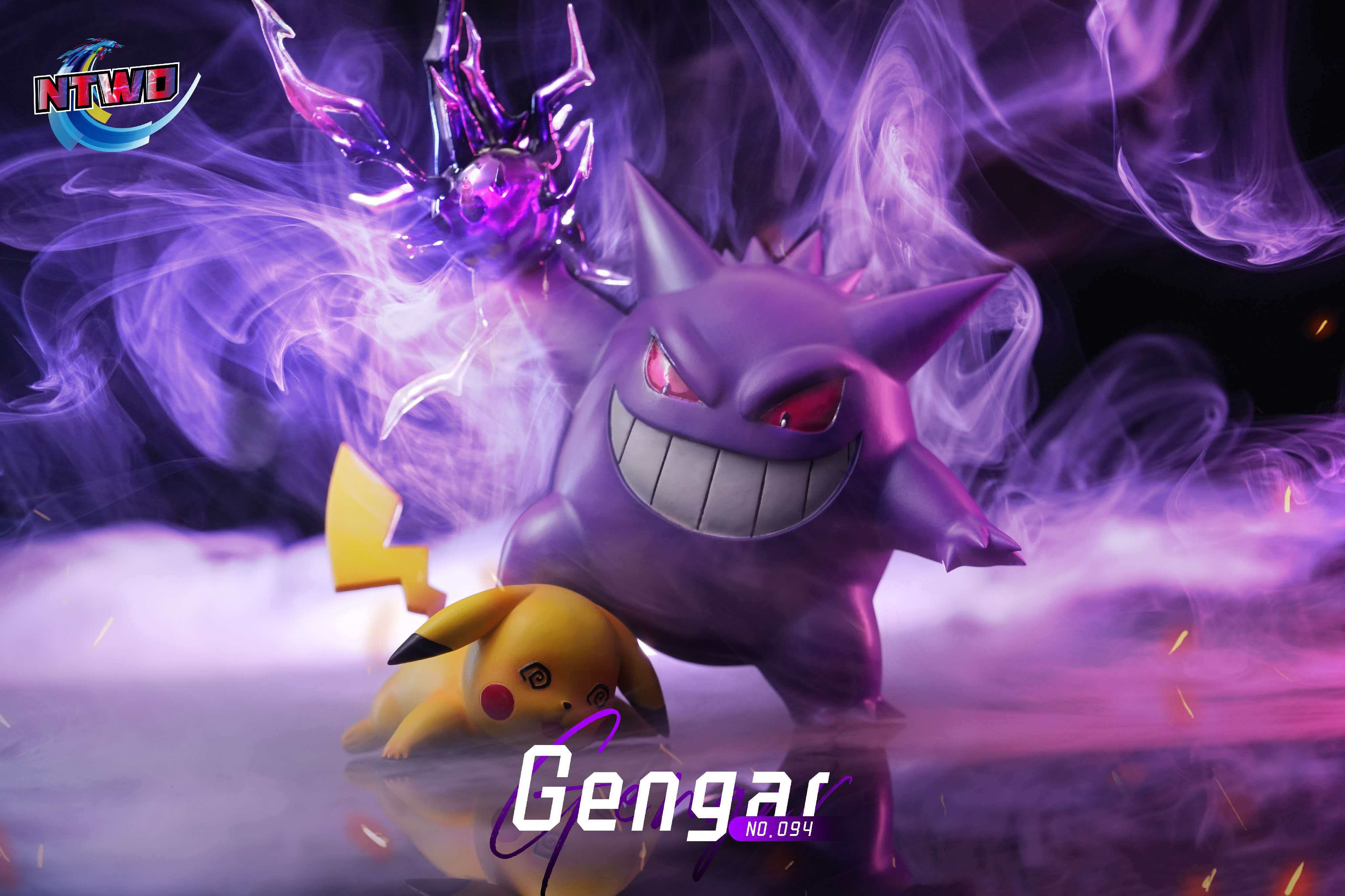 NTwo Studio - Gengar Defeat Pikachu - Pokemon Resin Statue