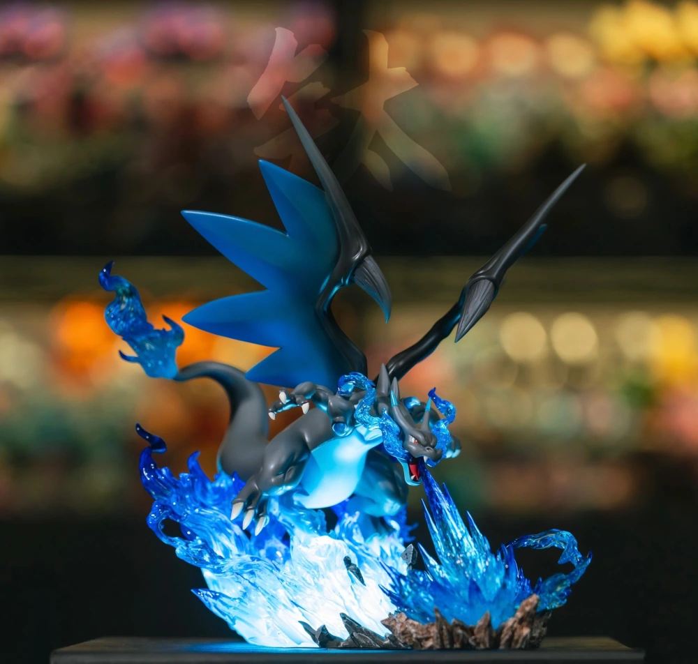 PT Studio - Mega Charizard X - Pokemon Resin Statue