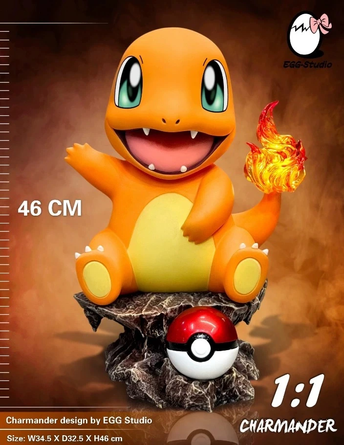 Egg Studio - Charmander - Pokemon Resin Statue