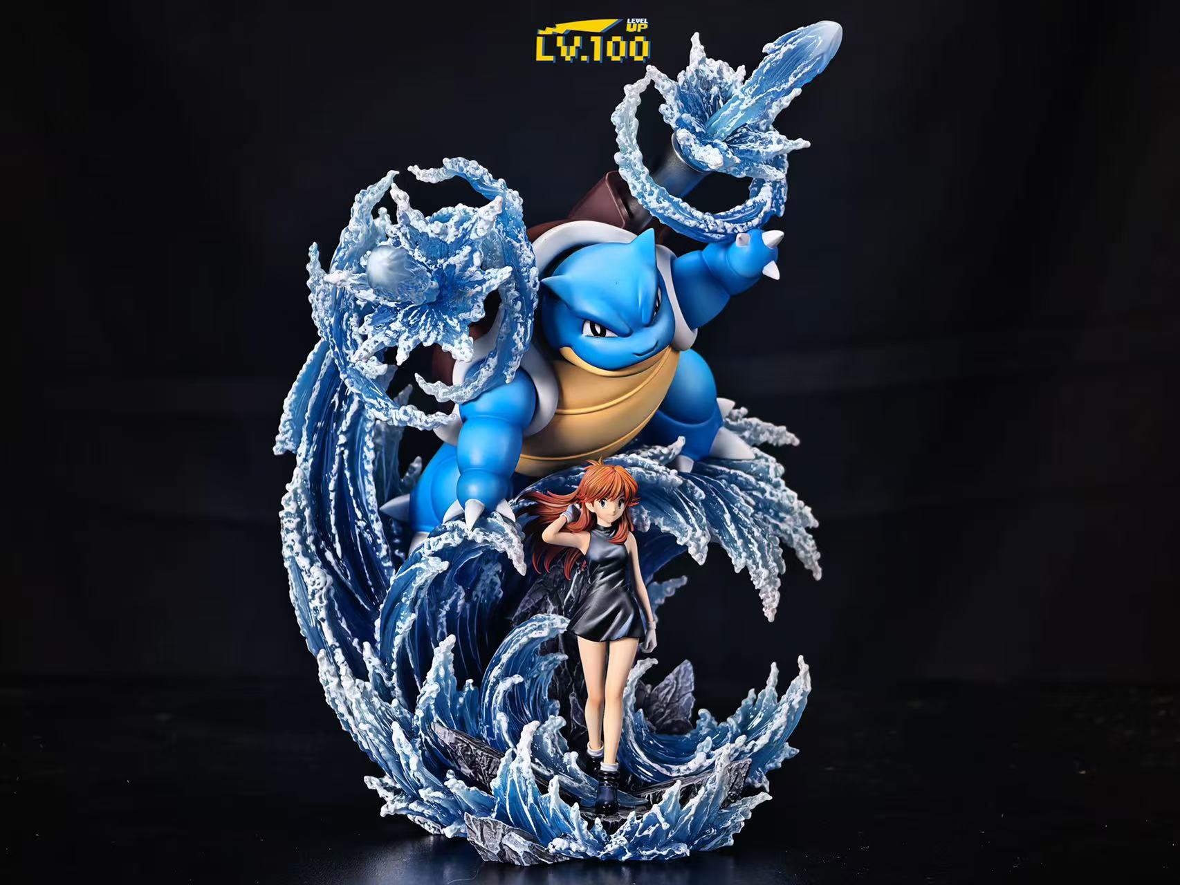 LV100 Club Studio - Blue x Blastoise - Pokemon Resin Statue