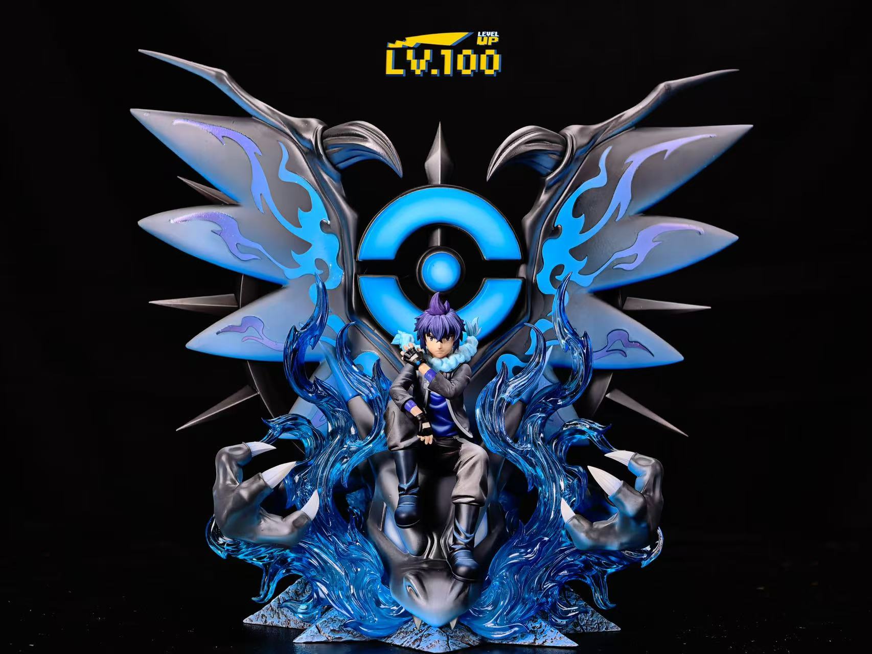 LV100 Club Studio - Alain Throne - Pokemon Resin Statue