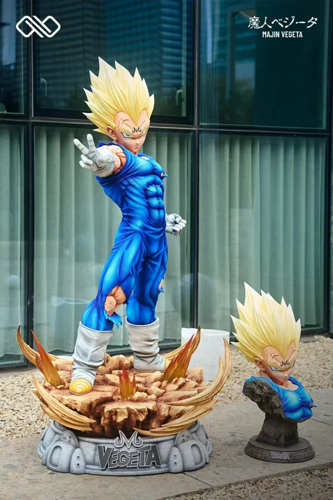 Infinite Studio - Majin Vegeta Life Size - Dragon Ball Resin Statue