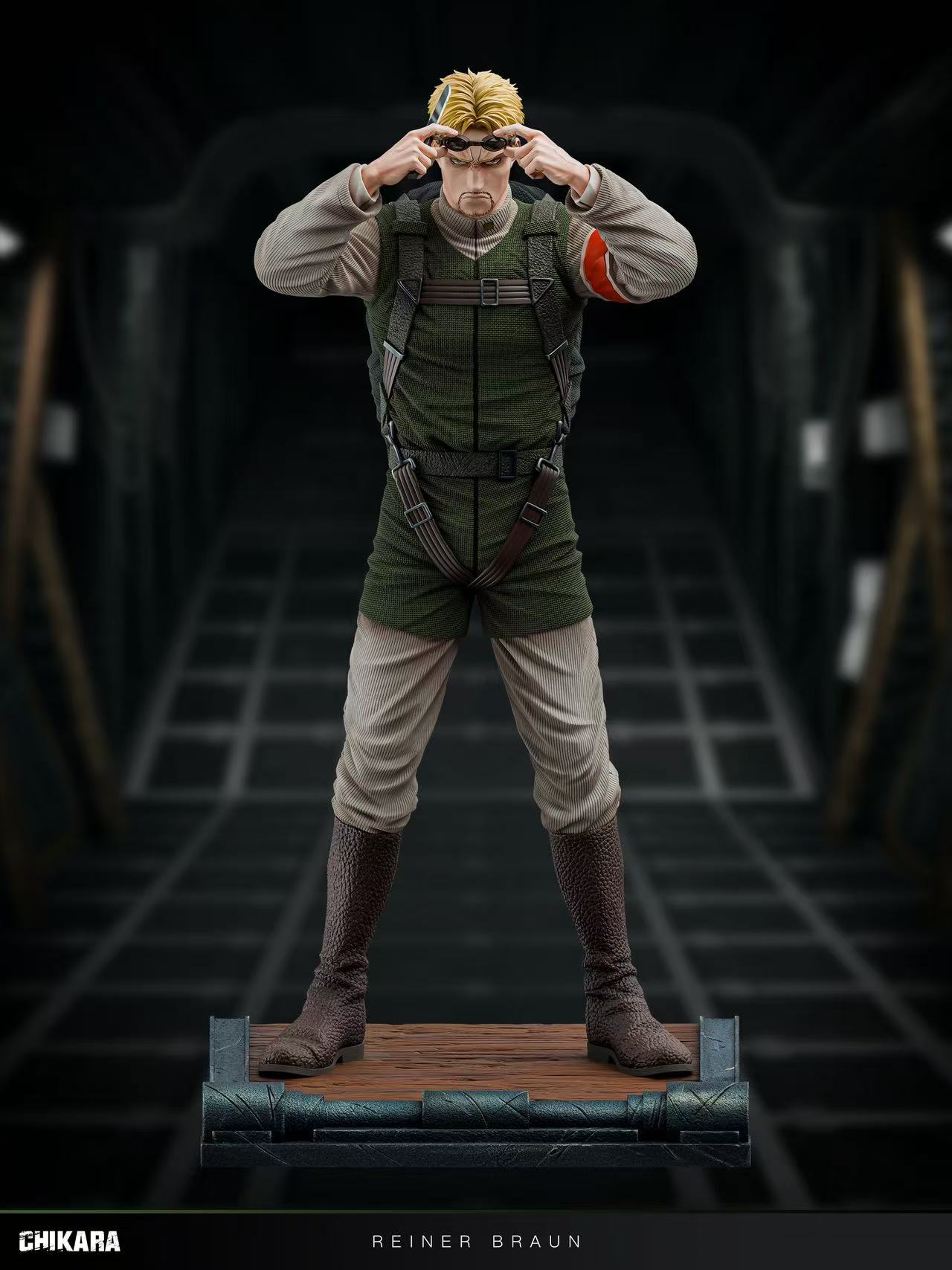 Chikara Studio - Parachuting Reiner Braun - Attack On Titan Resin Statue