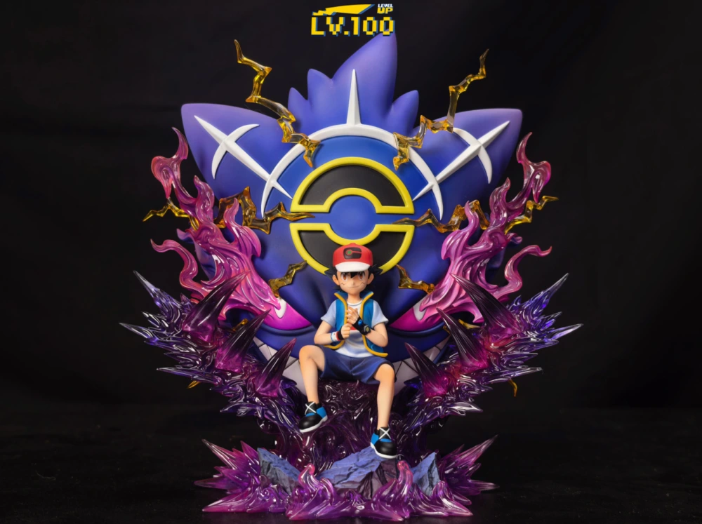 LV100 Club Studio - Ash Throne - Pokemon Resin Statue