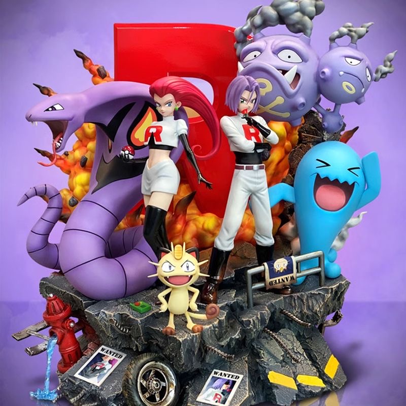 Rocket Team Resin Egg studio Model Statue Collectibles 39cm Original