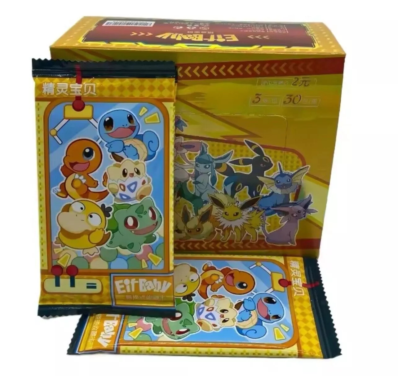Chinese Pocket Baby Eif Booster Box for Pokemon - 30 Packs