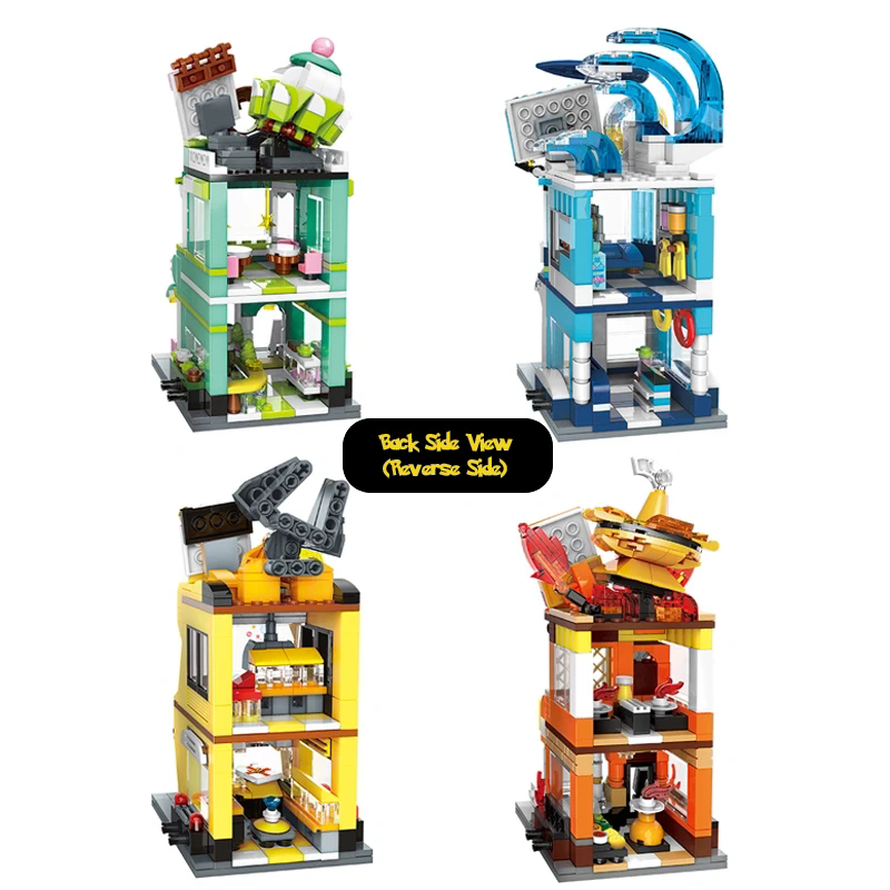Official Keeppley Pokemon Street View Shops Building Block Sets ...