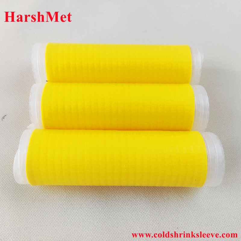 Yellow Silicone Rubber Cold Shrink Tubing