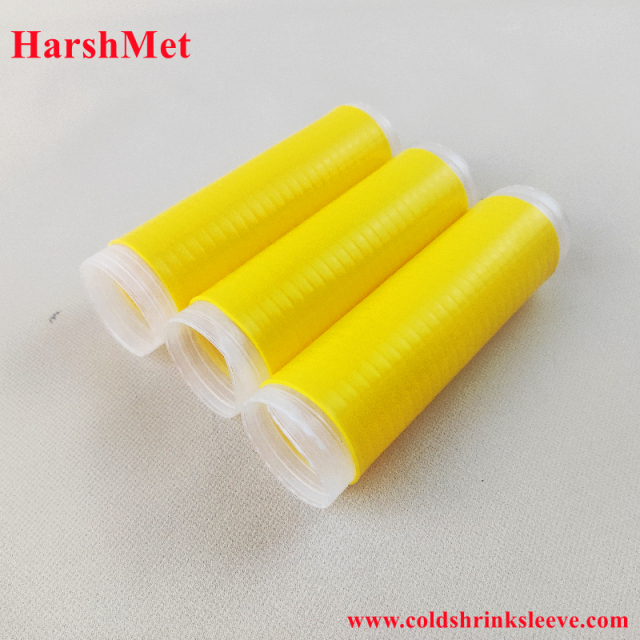 Yellow Silicone Rubber Cold Shrink Tubing
