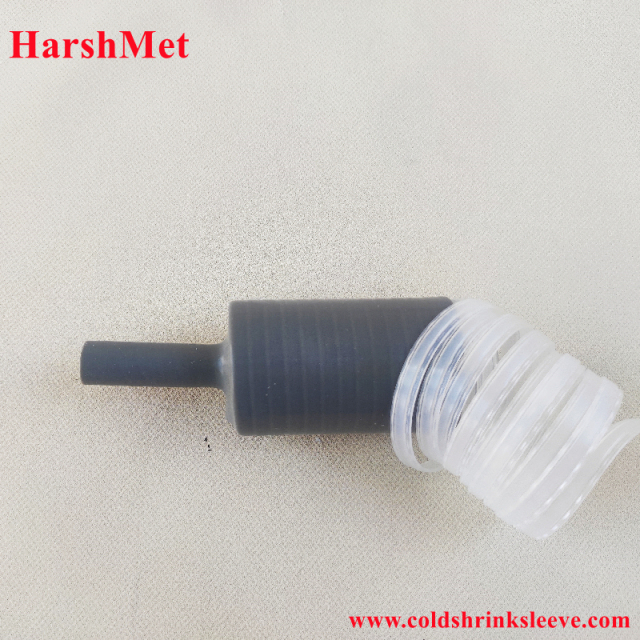 GREY Silicone Rubber Cold Shrink Tubing