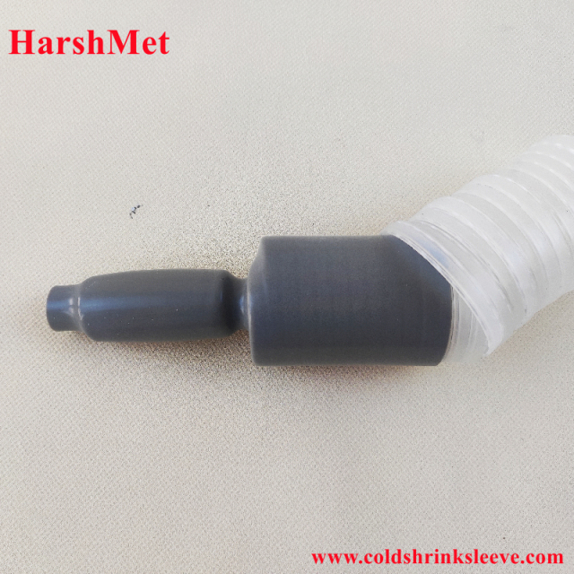 Gray Silicone Rubber Cold Shrink Tube with One Side with Built-in Mastic