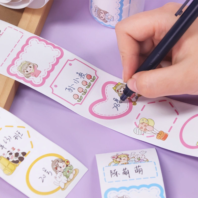 8 Rolls Custom Name Stickers labels Name Tags Plus Tweezers Set-JD2387A