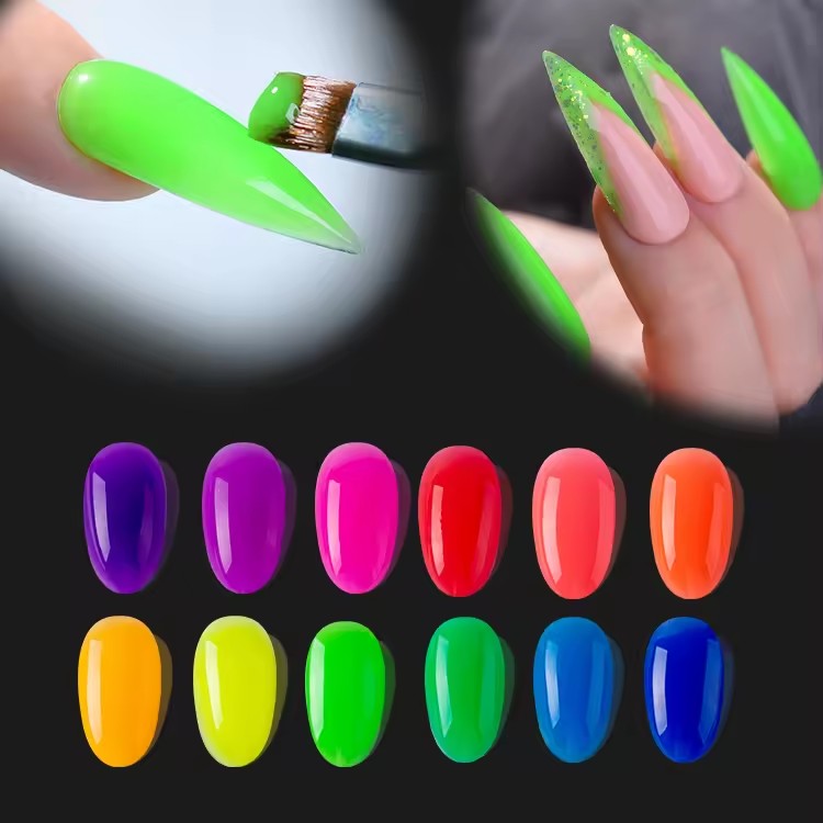 Wholesale Nail Neon Extension Gel - Fluorescent Gel Nail Polish for ...