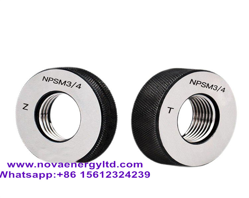 NPSM Thread Gauge for Straight Pipe thread Couplings OD 10"