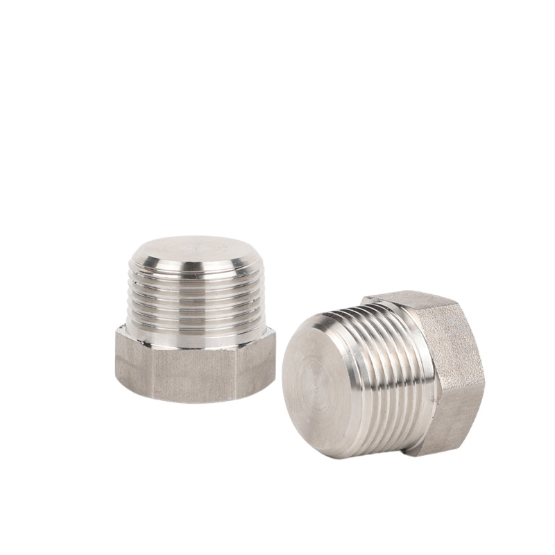 Hexagonal solid pipe plug with edge plug