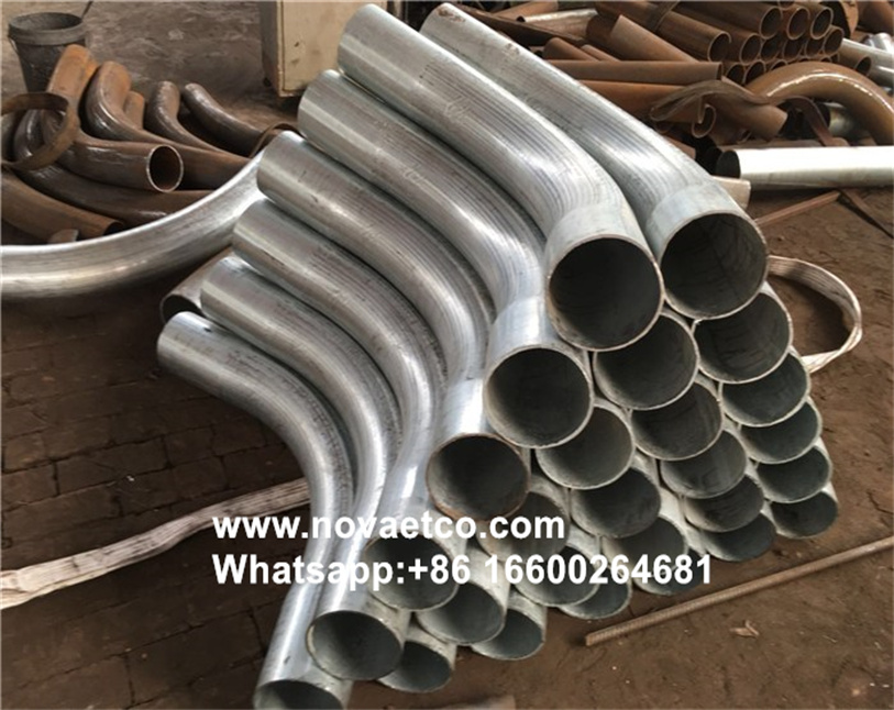 45 degree short radius bend pipes for heating boilers