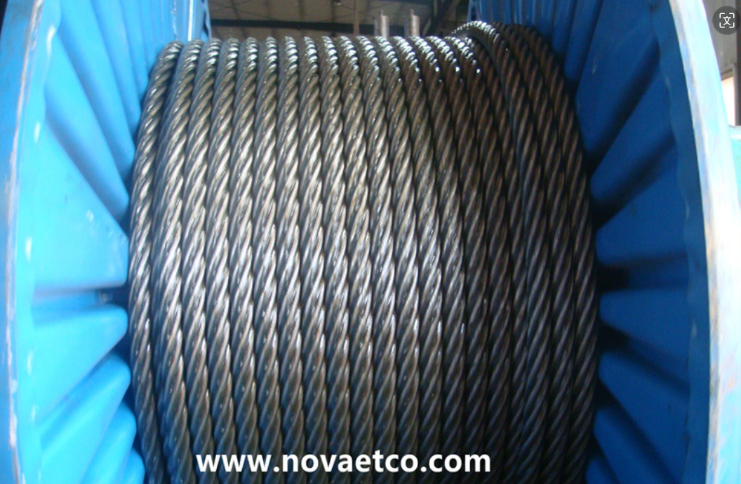 Galvanizing Steel Wire Ropes For Lifting Elevators