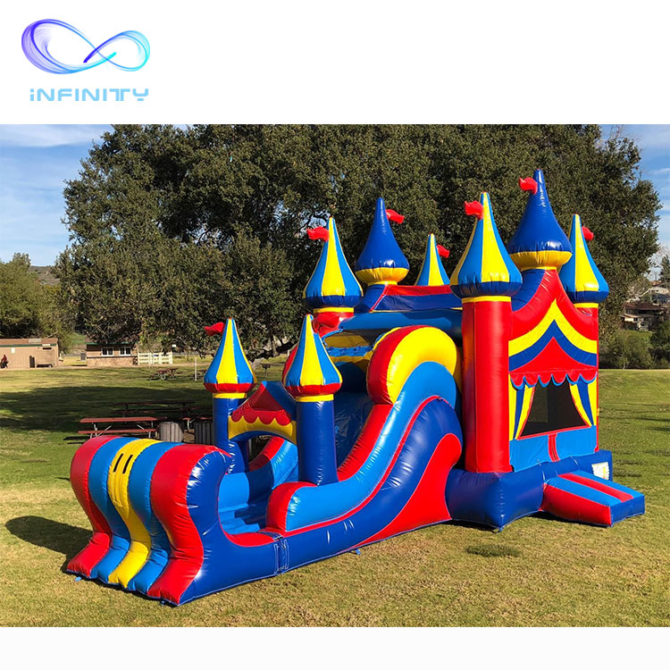 4 in 1 Big Top Inflatable Combo Commercial Inflatable Bounce Combo ...