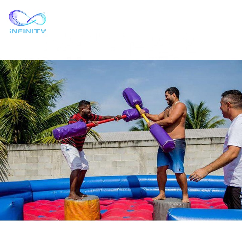 Inflatable Rocking Gladiator Duel Jousting Game Dueling Fighting Joust ...