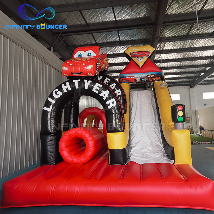 Commercial PVC Inflatable Car Slide Outdoor Inflatable Bouncy House ...