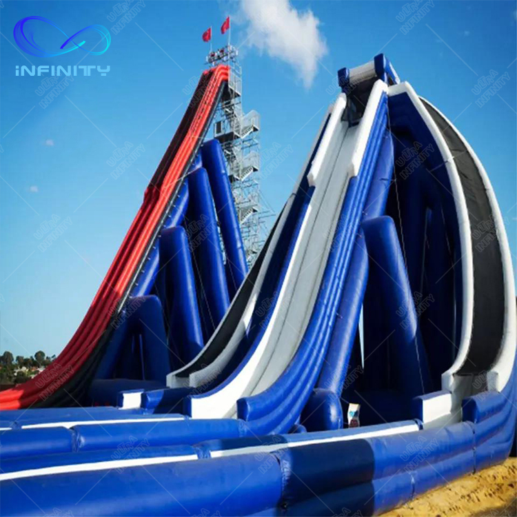 Commercial Giant Inflatable Water Slide With Pool Adult Inflatable ...