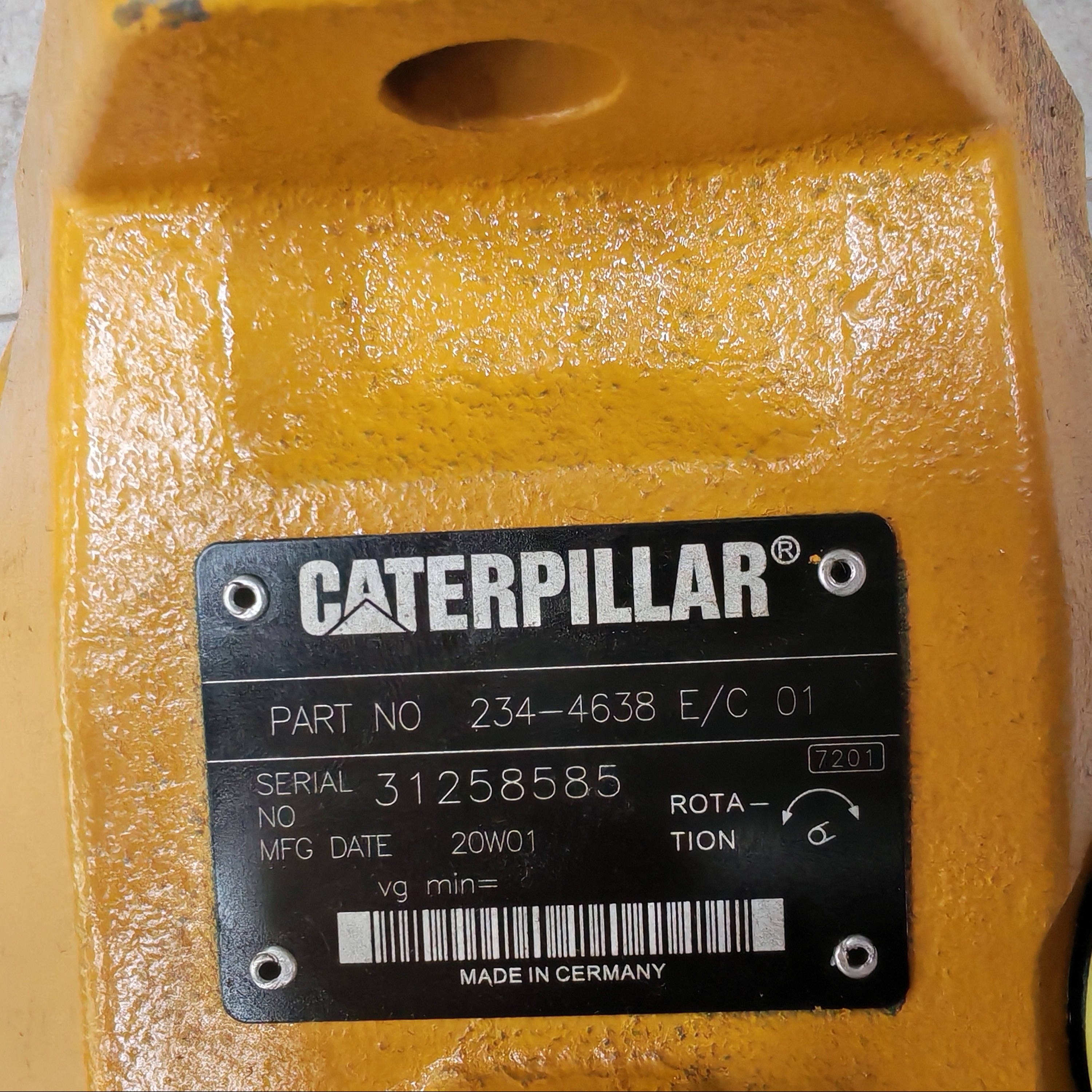 Excavator Hydraulic Fan Pump VOE14533496 Piston for Model CAT 234-4638 ...