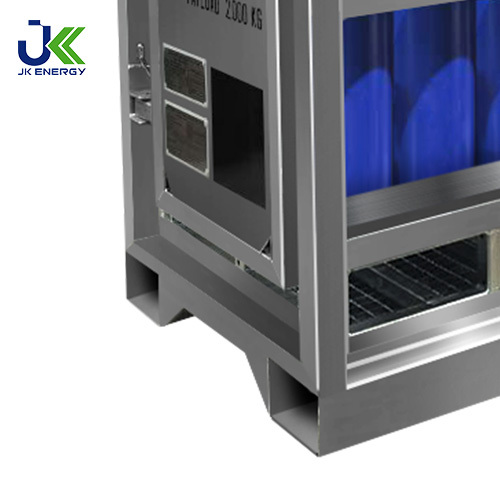 4*4 DNV Offshore Gas Cylinder Rack Oxygen Cylinder Bundle With 16 Cylinders